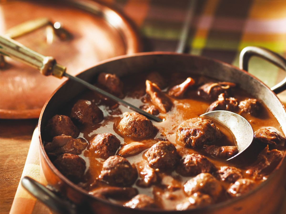 Pork Shank and Meatball Stew | Maple from Canada