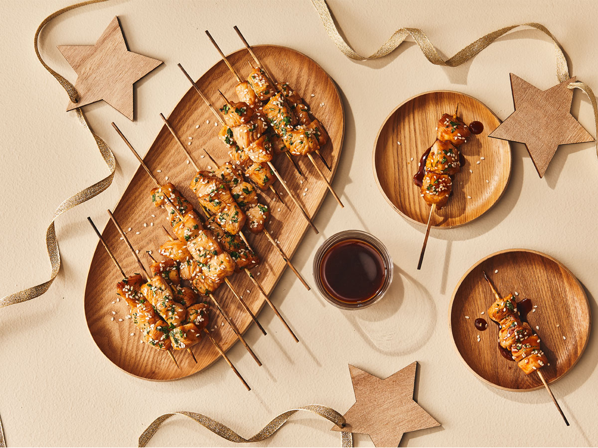 Maple-Teriyaki Turkey Brochettes | Maple from Canada